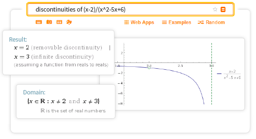 Discontinuity Calculator: Find discontinuities of a function with ... Discontinuity Calculator: Find discontinuities of a function with ...